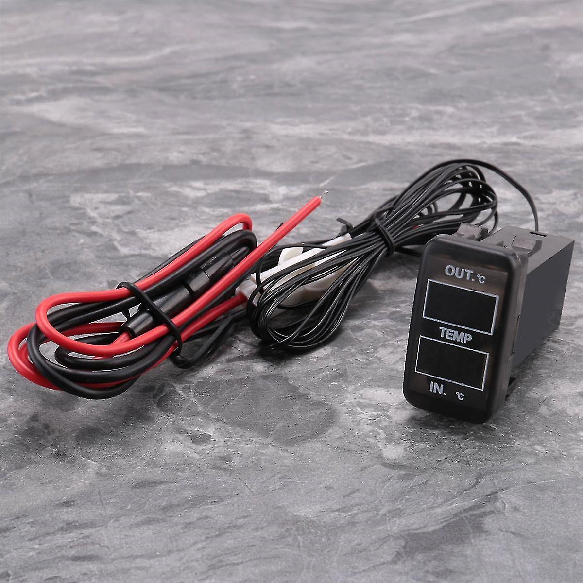 Dual Temperature Display Inside and Outside the Car Dual Temperature ...