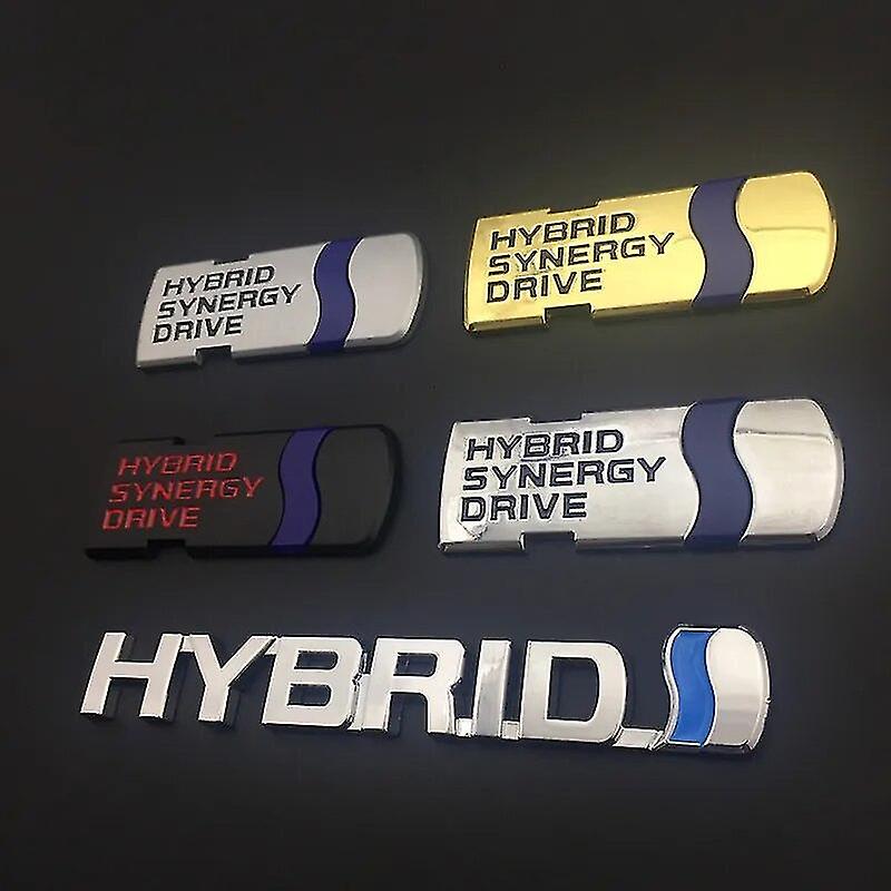 3d Styling Hybrid Synergy Drive Metal Car Sticker Emblem Auto Badge ...
