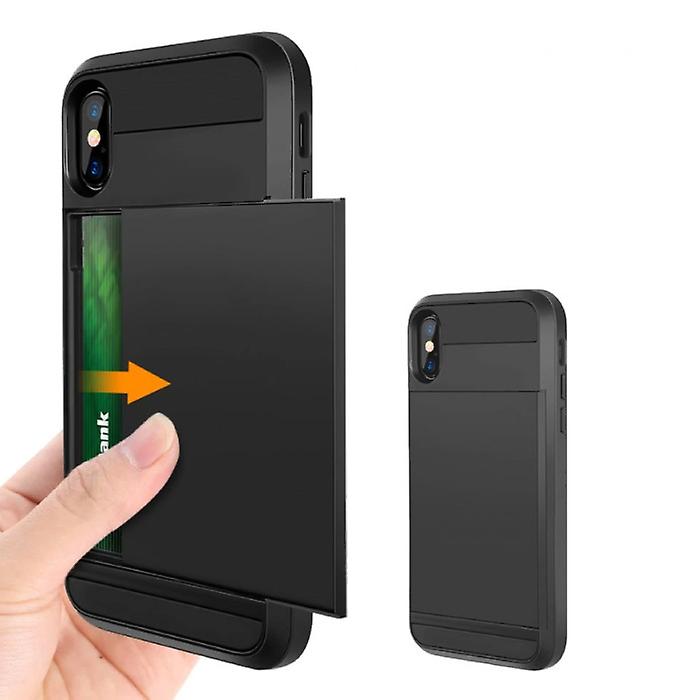 VRSDES iPhone 7 - Wallet Card Slot Cover Case Case Business Pink ...