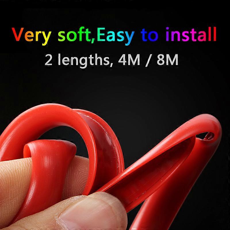 4M / 8M Car Rim Protect Strip Wheel Edge Protector bright Matte Car ...