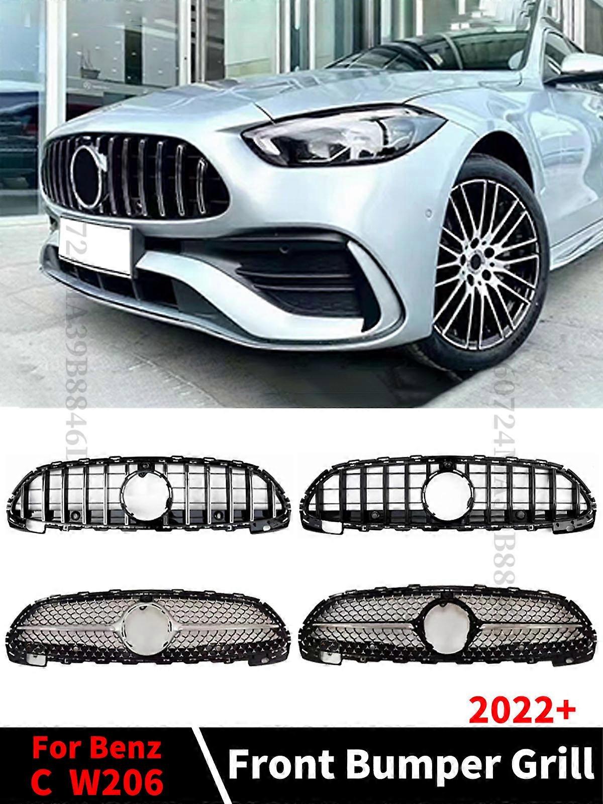 Replacement Front Inlet Bumper Grille Grill Facelift Upper For Mercedes ...