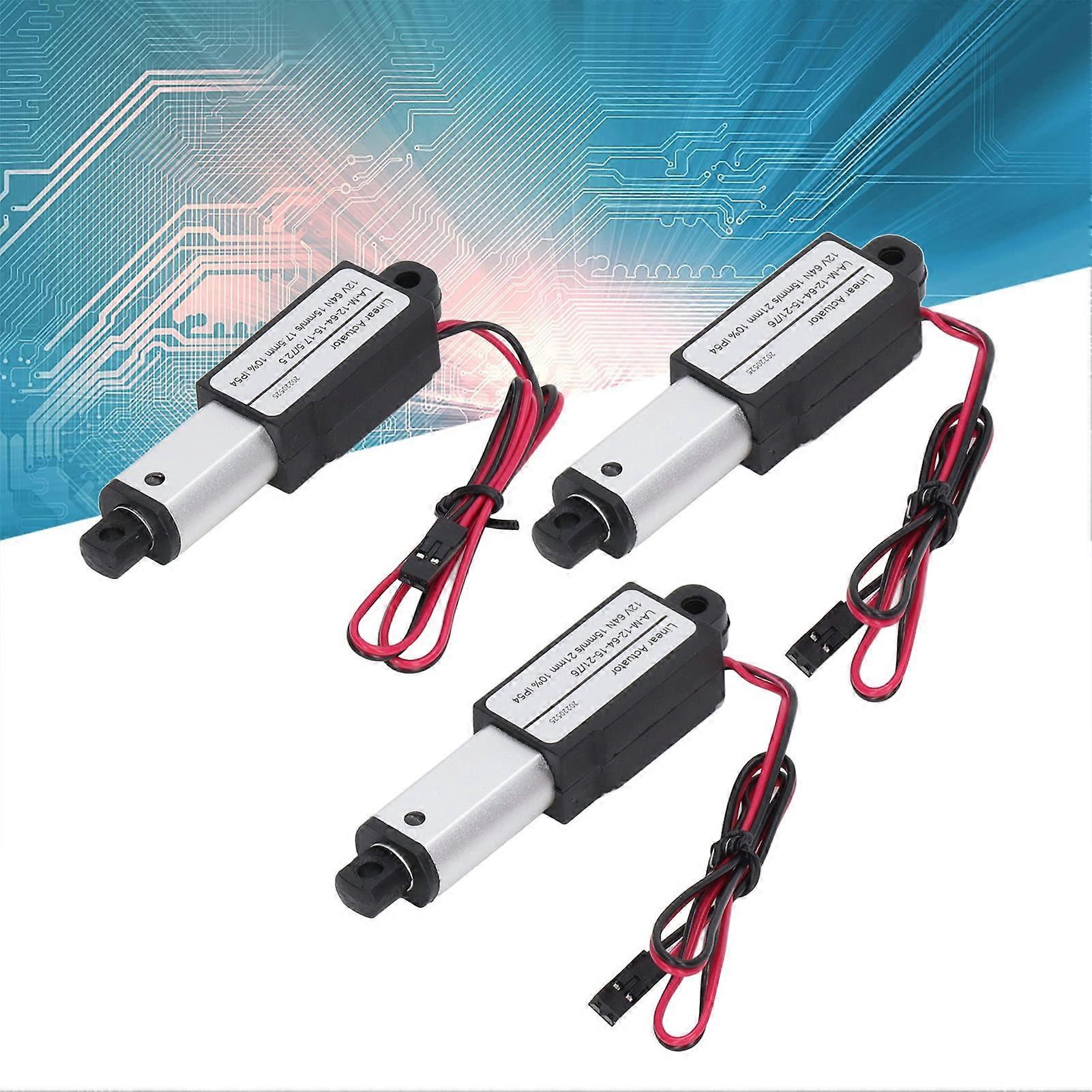 Electric Micro Linear Actuator, DC 12V Waterproof Motion Actuator with ...