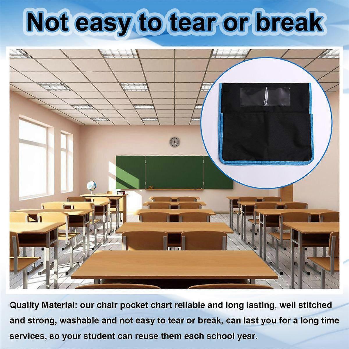 Classroom Chair Pockets, Chair Pocket Charts, Chart Pockets, Chair ...