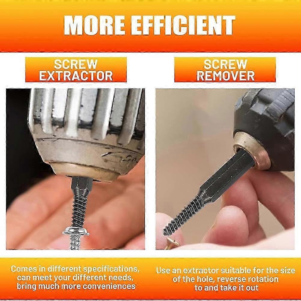 11PCS Damaged Screw Extractor Set,Screw Remover & Extractor Bit Set,5 ...