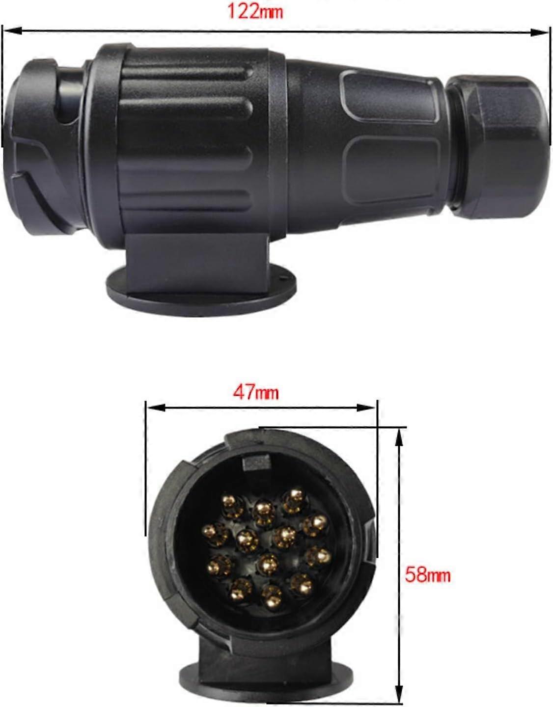 13 Pin Trailer Plug,13 Pin Socket,13 Pin Trailer Wiring Harness for ...