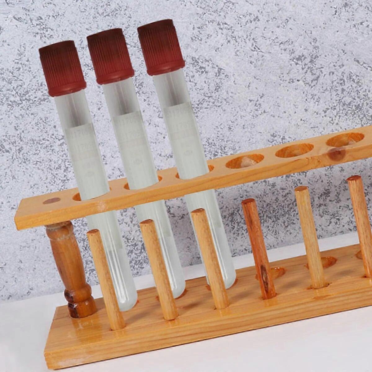 6- Slot Test Tube Rack Wooden Test Tube Rack Holder Test Tube Rack with ...