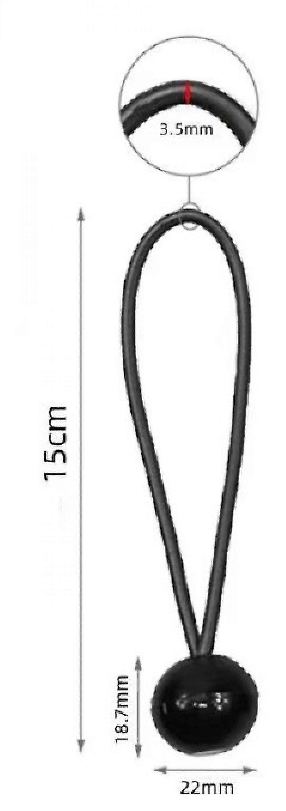 20 Pieces Bungee Tensioner, 150mm Flexible Bungee Bungee, Ball Bungee ...