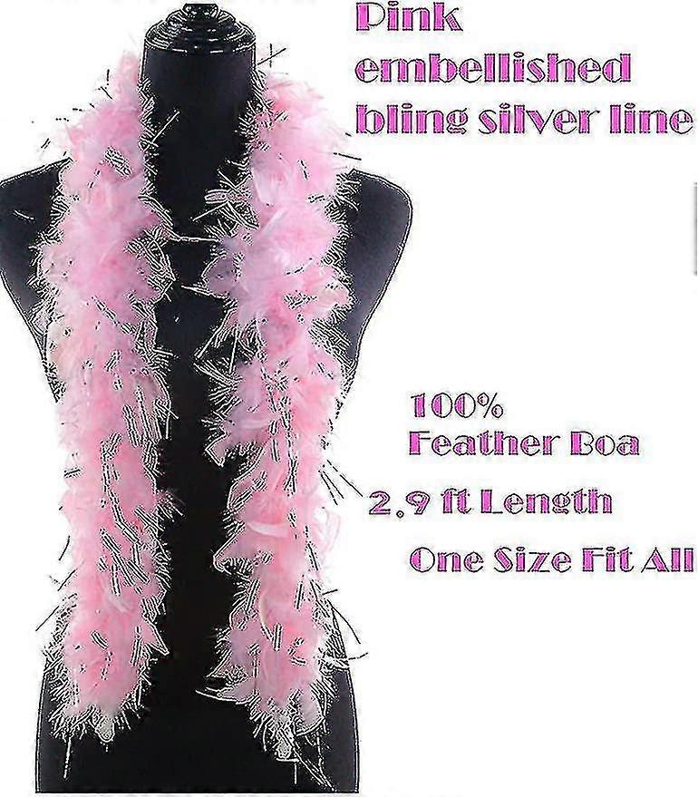 Feather Boas With Heart Rimless Sunglasses4 Ft Feather Boa For Bachelor ...