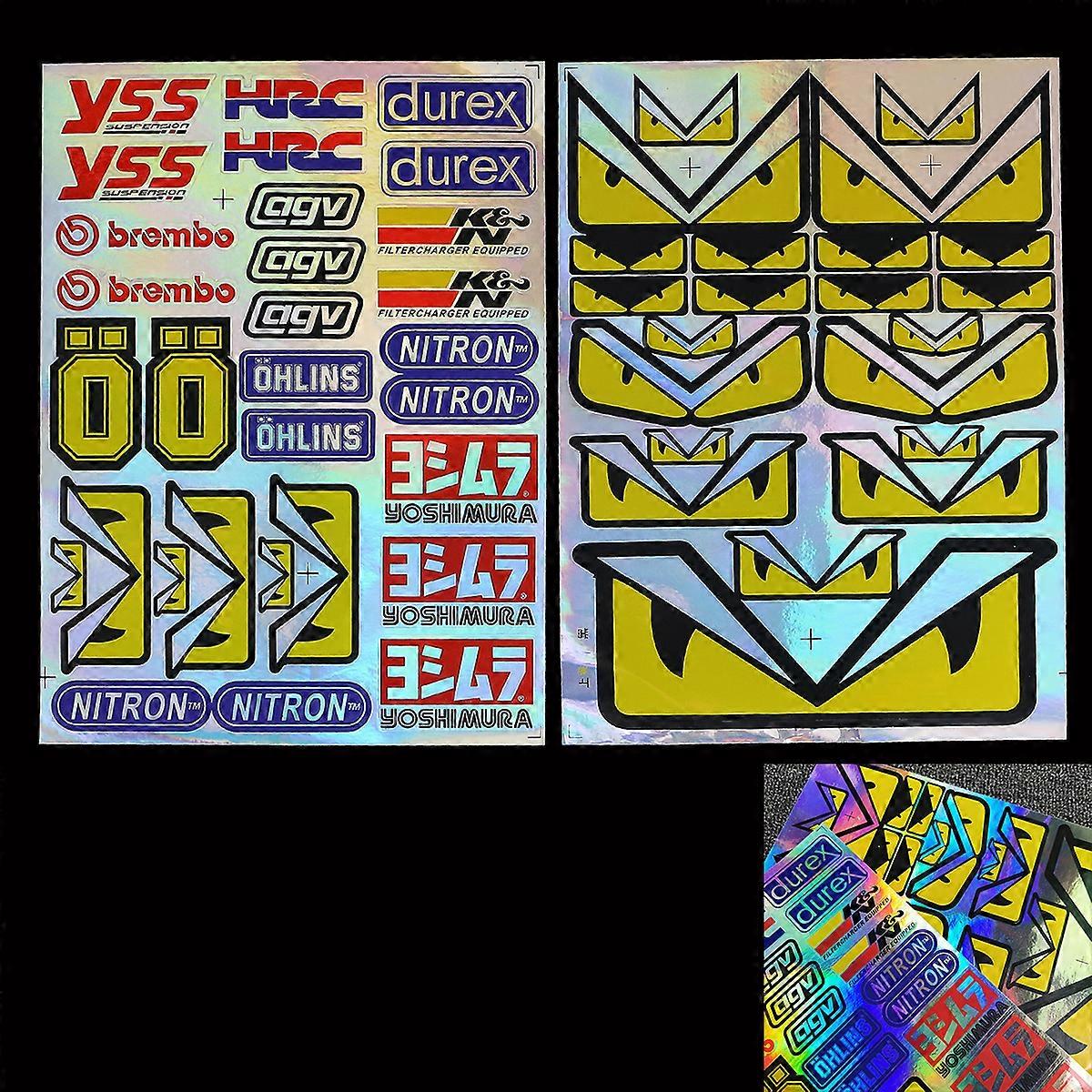 OHLINS Modified Reflective Laser Moto Sticker PVC Ohlins Suspension ...