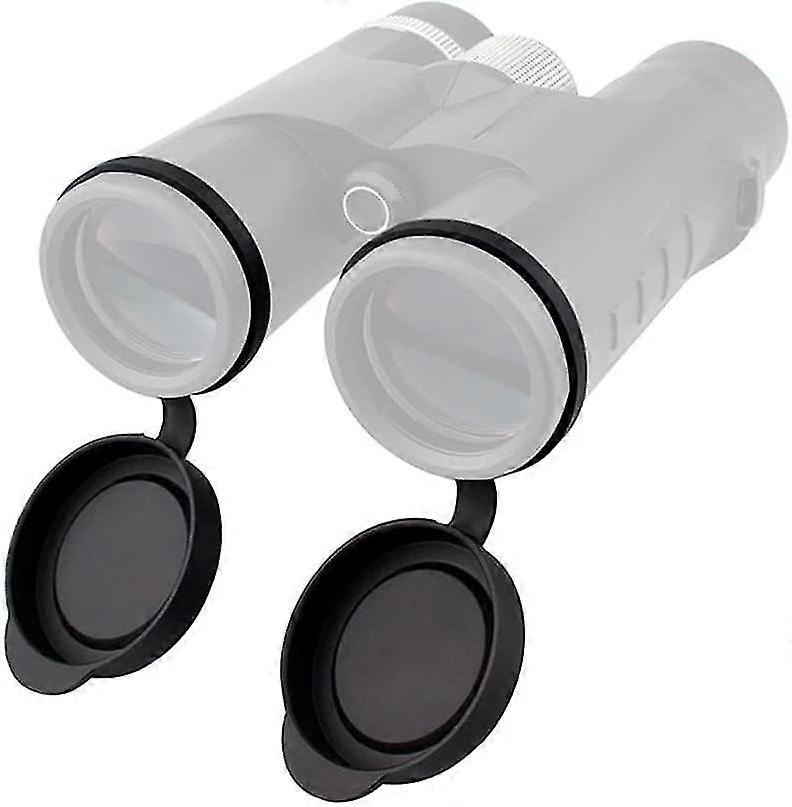 3pcs Binocular Lens Covers, 42mm Rubber Objective Lens Caps With Outer ...