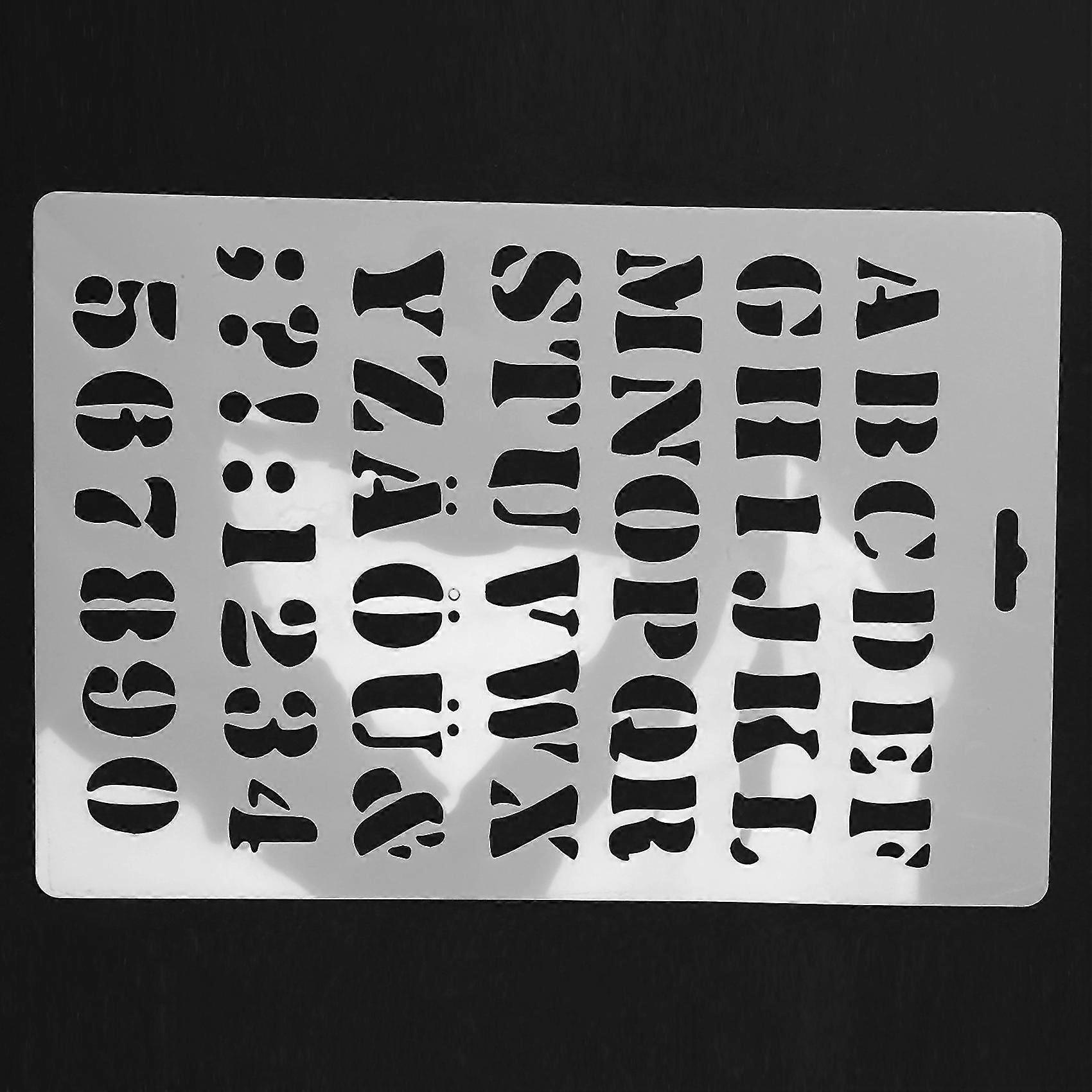 Lettering Stencils, And Number Stencil, Painting Alphabet And Number ...