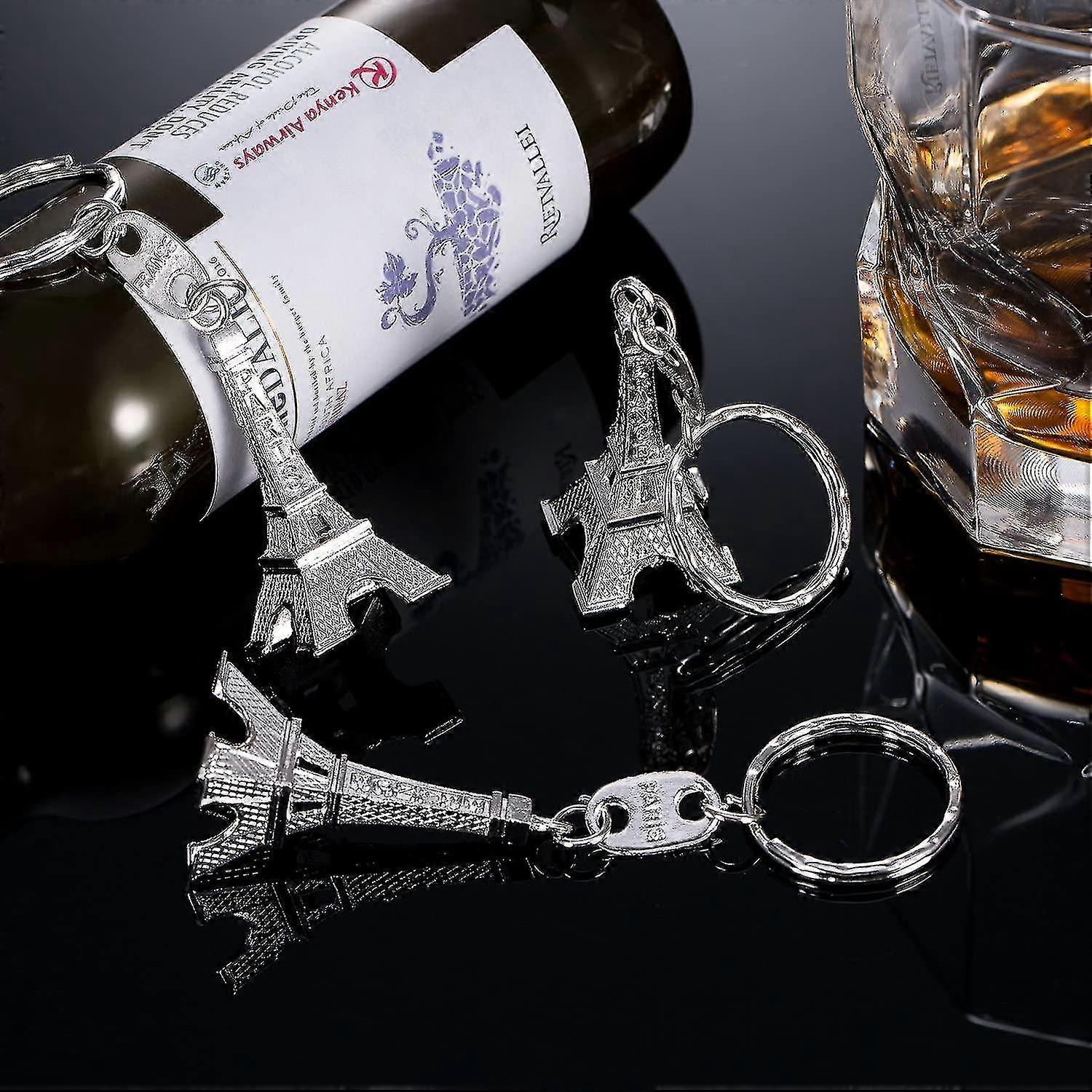 15 Pieces Eiffel Tower Keyring Retro Adornment French Souvenirs ...