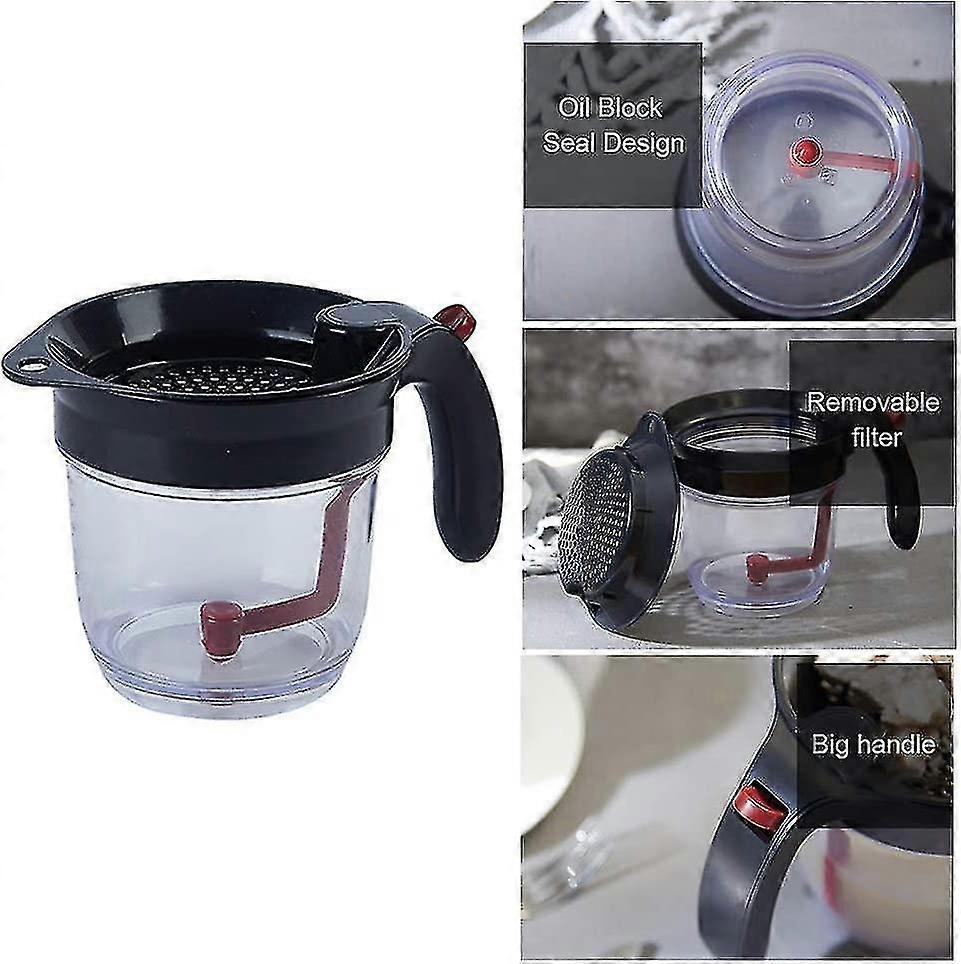 Fat Separator Jug Fat Separator Fat Separator Jug With Handle & Sieve ...
