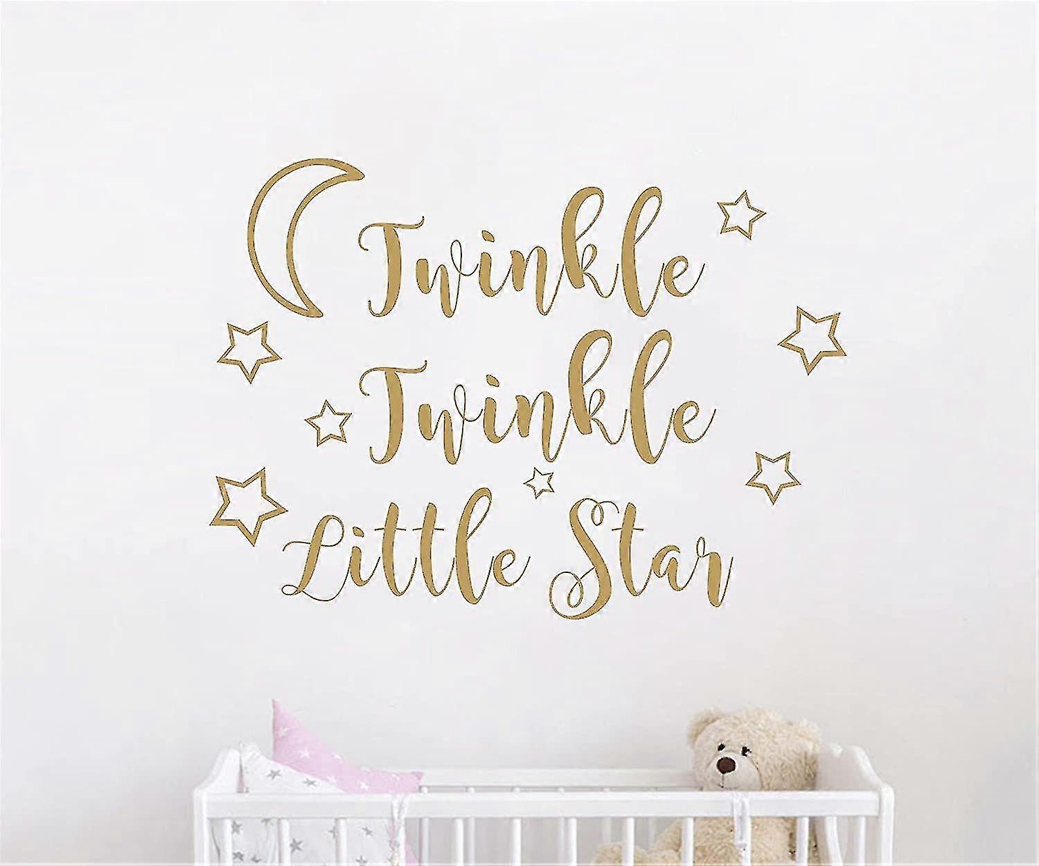 Twinkle Twinkle Little Star Wall Decal Art Vinyl Sticker For Kids Baby ...