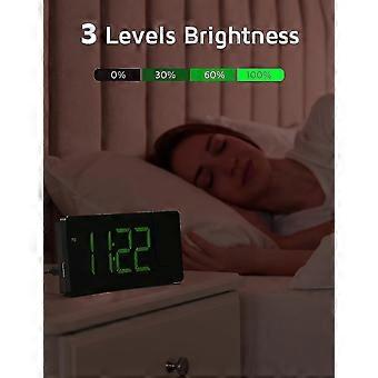Projection Alarm Clock, Digital Clock With 180 Rotatable Projector, 3 ...