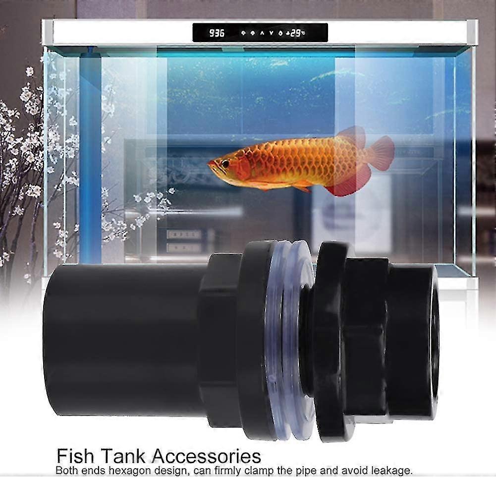 5pcs/set Pvc Aquarium Water Pipe Joint Straight Tubes Accessories ...