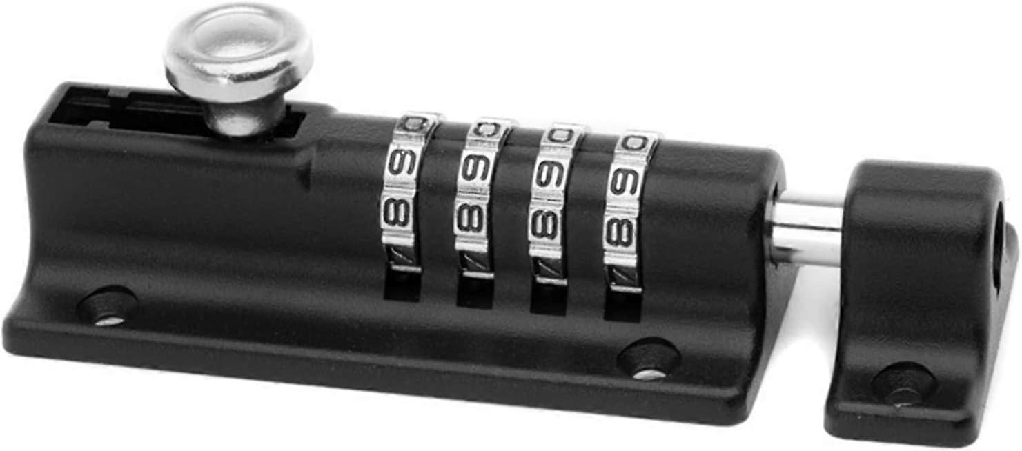 Combination Locking Bolt, 4 Digit Slide Door Bolt Code Lock, Zinc Alloy ...