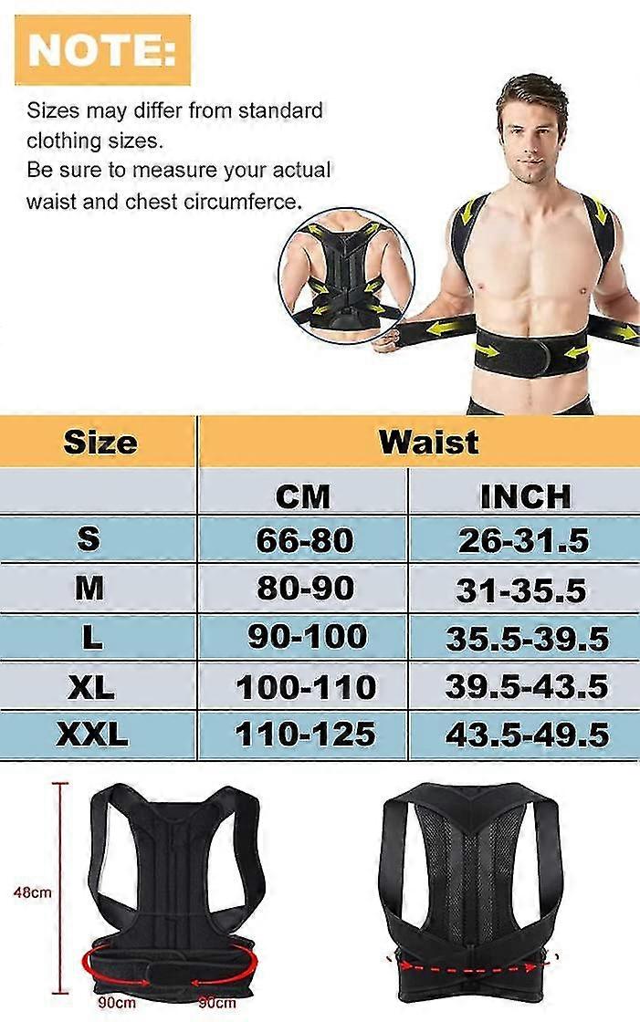 Back Brace Posture Corrector For Women And Men Back Lumbar Support ...