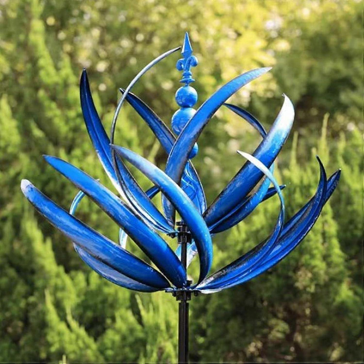 Wind Spinner Garden Kinetic 3D Wind Sculptures Unique Metal Wind ...