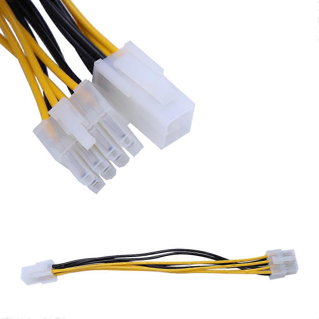 4 Pin Male to 8 Pin CPU Power Supply Adapter Converter ATX Cable 12V 7 ...