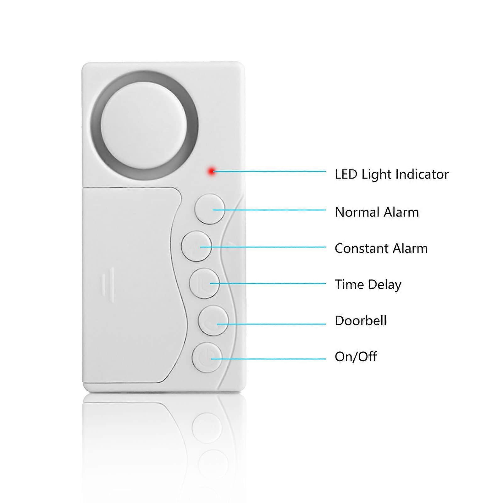 2 Pack Freezer Door Alarm, Window Security Alarm, 3/15/30/60 Seconds ...