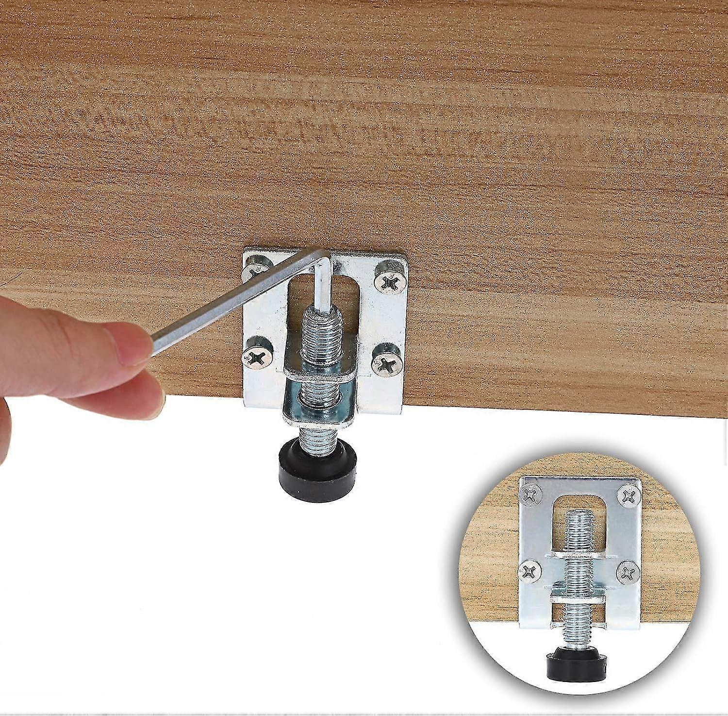 4 Packs Heavy Duty Adjustable Furniture Leveling Feets L Shaped ...