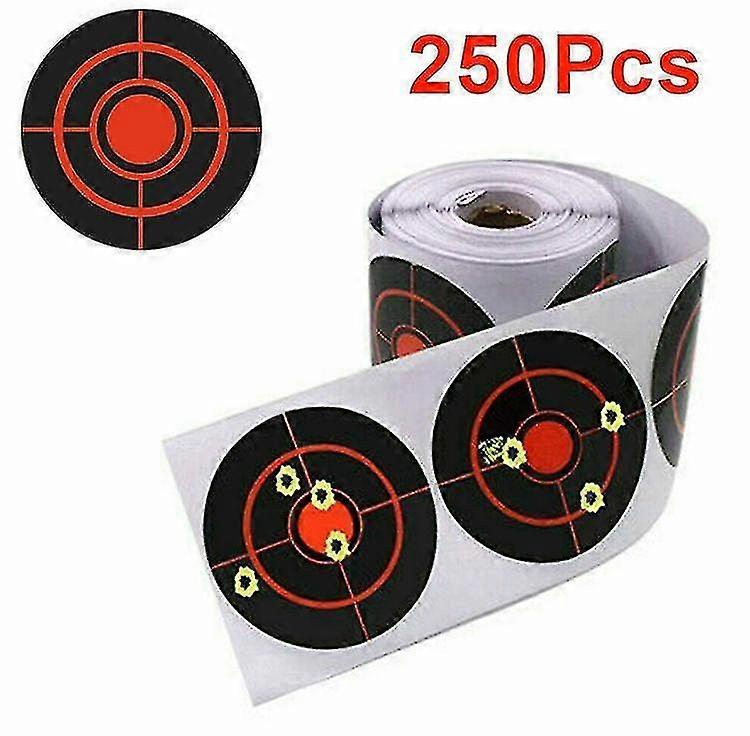 250 Pcs Roll Shooting Targets Adhesive Shooting Targets Splash Reactive ...