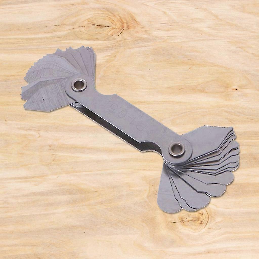 Stainless Steel Radius Fillet Gauge Set Measuring Tool R1-6.5/r7-14.5 ...