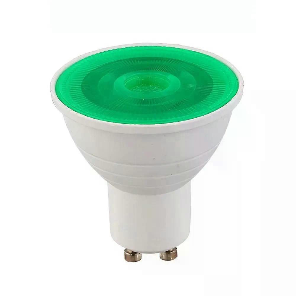 GU10 LED Light Bulb 220-240V 5W Green Red Yellow Amber Color Mood Light ...