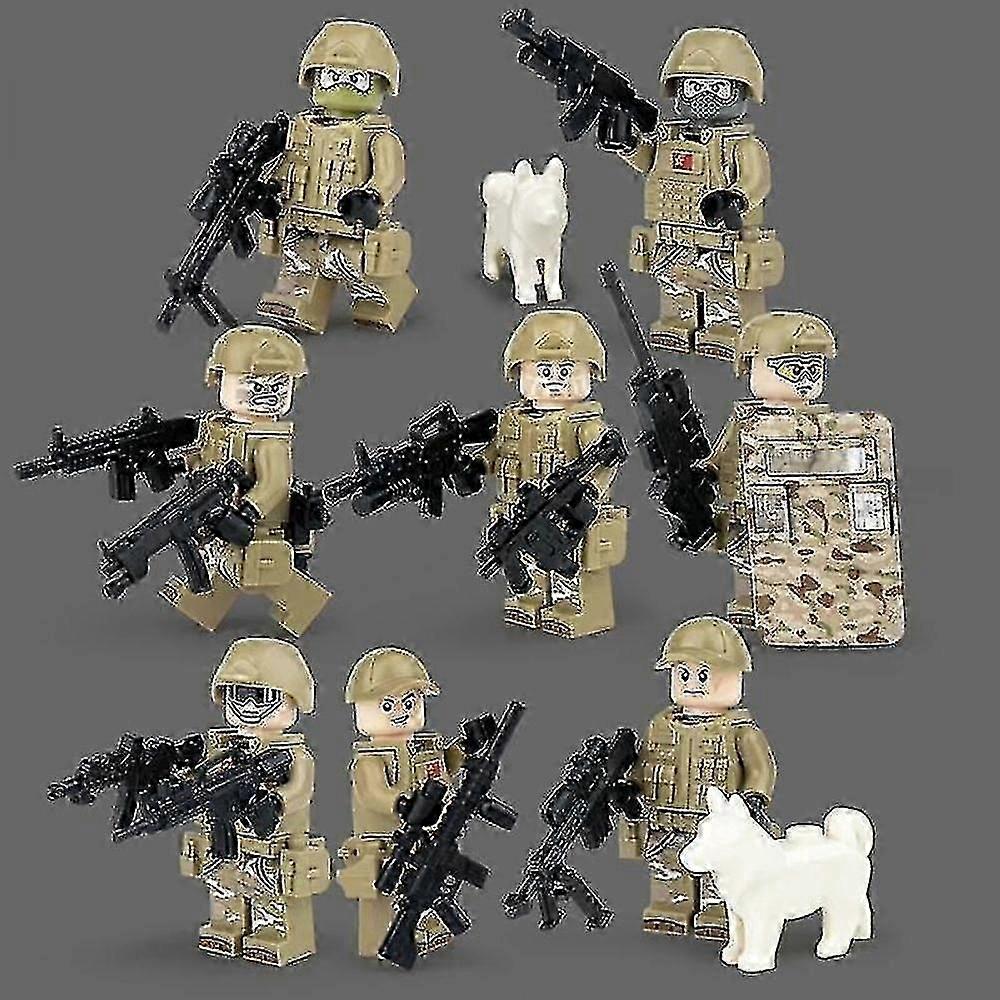 Quality High Military Specia Force Soldiers Gun Weapon Building Blocks ...