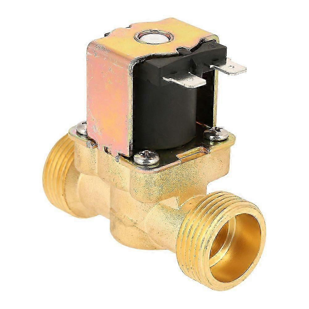 Electric Water Shut Off Valve, Solid Brass Construction Solenoid Valve ...