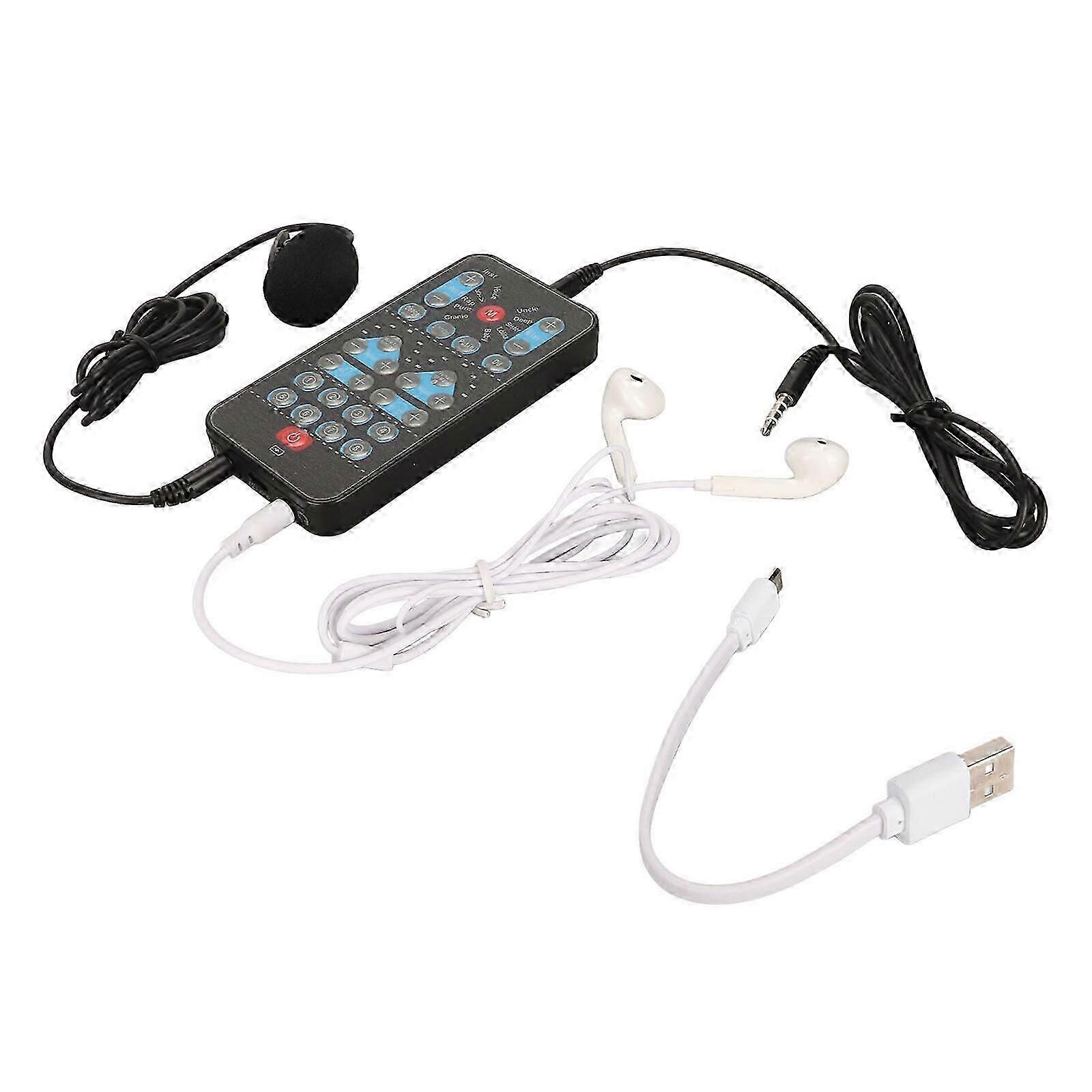 Handheld Portable Voice Changer Multifunctional Game Sound Disguiser W ...