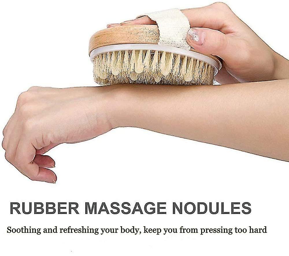 Dry Brush, Body Brush, Peeling Brush, Natural Bristles, Bath Brush To ...