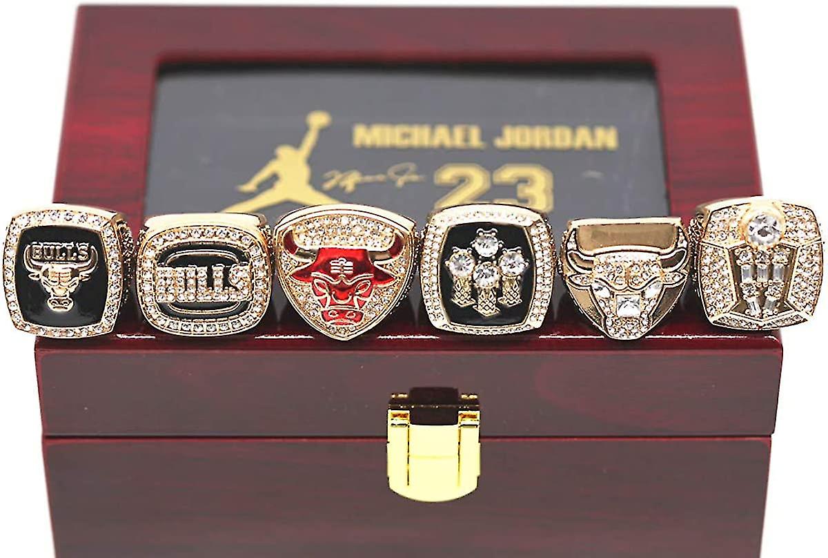 1991,1992,1993,1996,1997,1998 Basketball Championship Replica Bulls ...