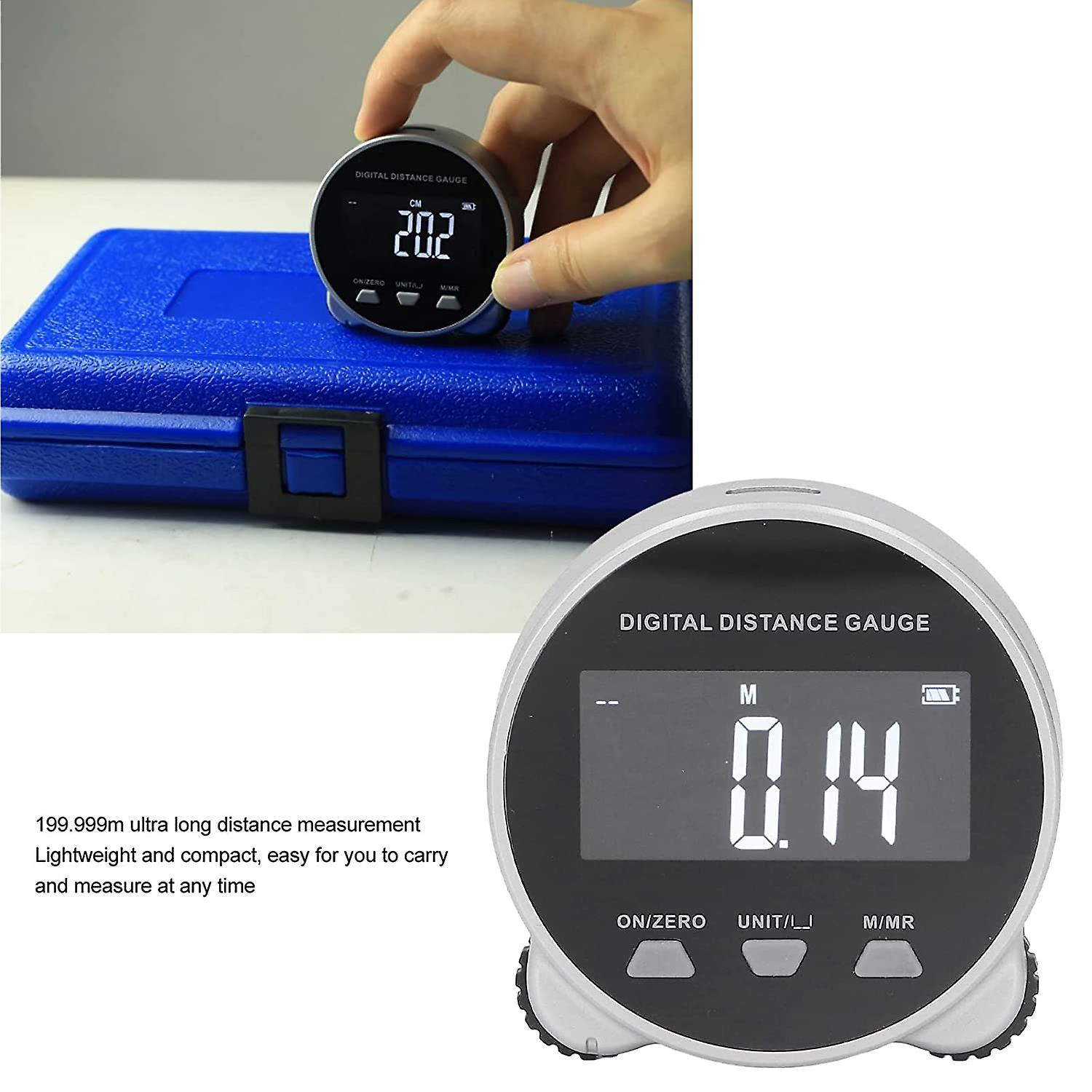 Digital Tape Ruler, 656 Feet Digital Roller Ruler with LCD Display ...
