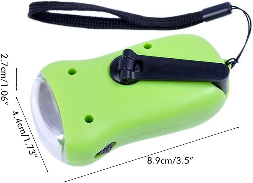 Solar Dynamo Torch, Hand Crank Rechargeable Flashlight, Portable Solar ...