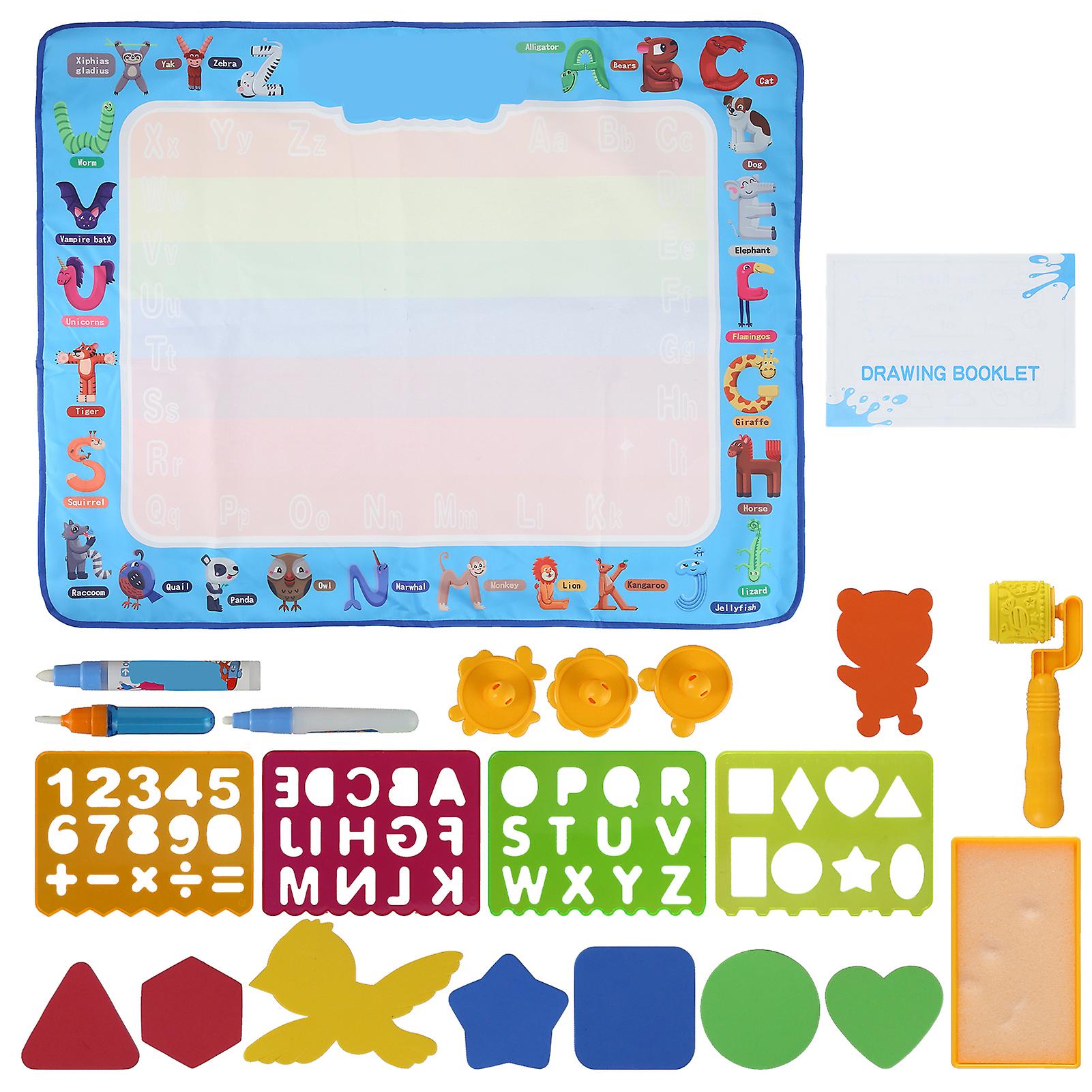 Kid Water Coloring Mat Cute Cartoon Animal Pattern Children Water ...