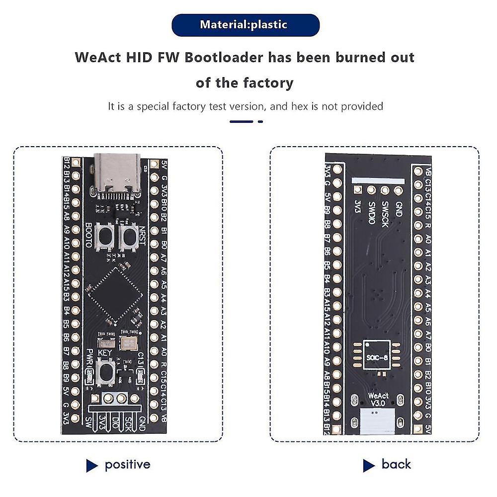 Stm32f401 Development Board, Stm32f401ceu6 Stm32f4 Learning Board, Support For Micropython ...