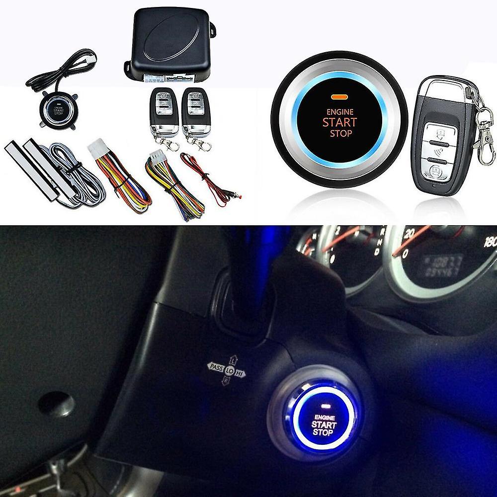 Car Suv Pke Keyless Entry Engine Start Alarm System Push Button Start ...