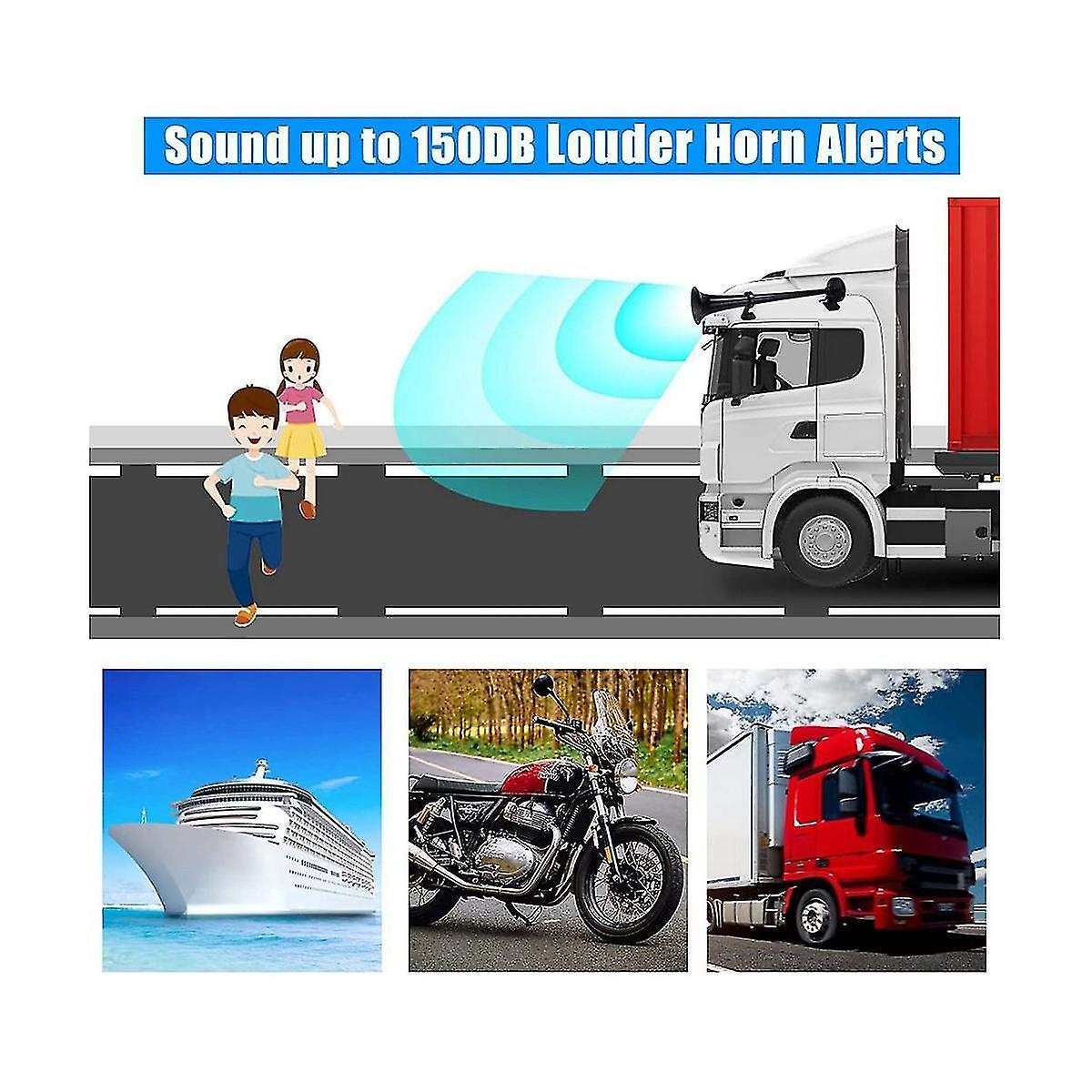 150db 24v Horn For Truck, Single Trumpet Truck Horn, For 24v Vehicles ...
