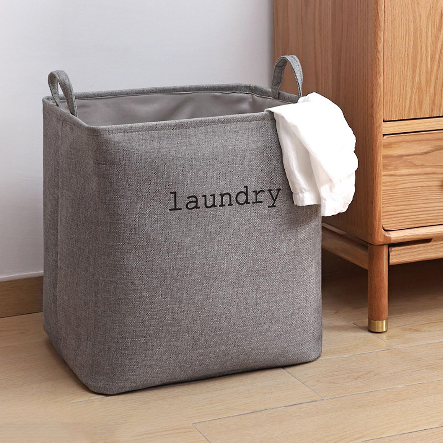 Laundry Hamper Bag Large Capacity Saving Space Demin Washing Storage ...