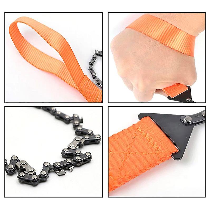 24 Inch Pocket Chain Saw Portable Hand Zipper Saw Long Chain Pocket Saw ...