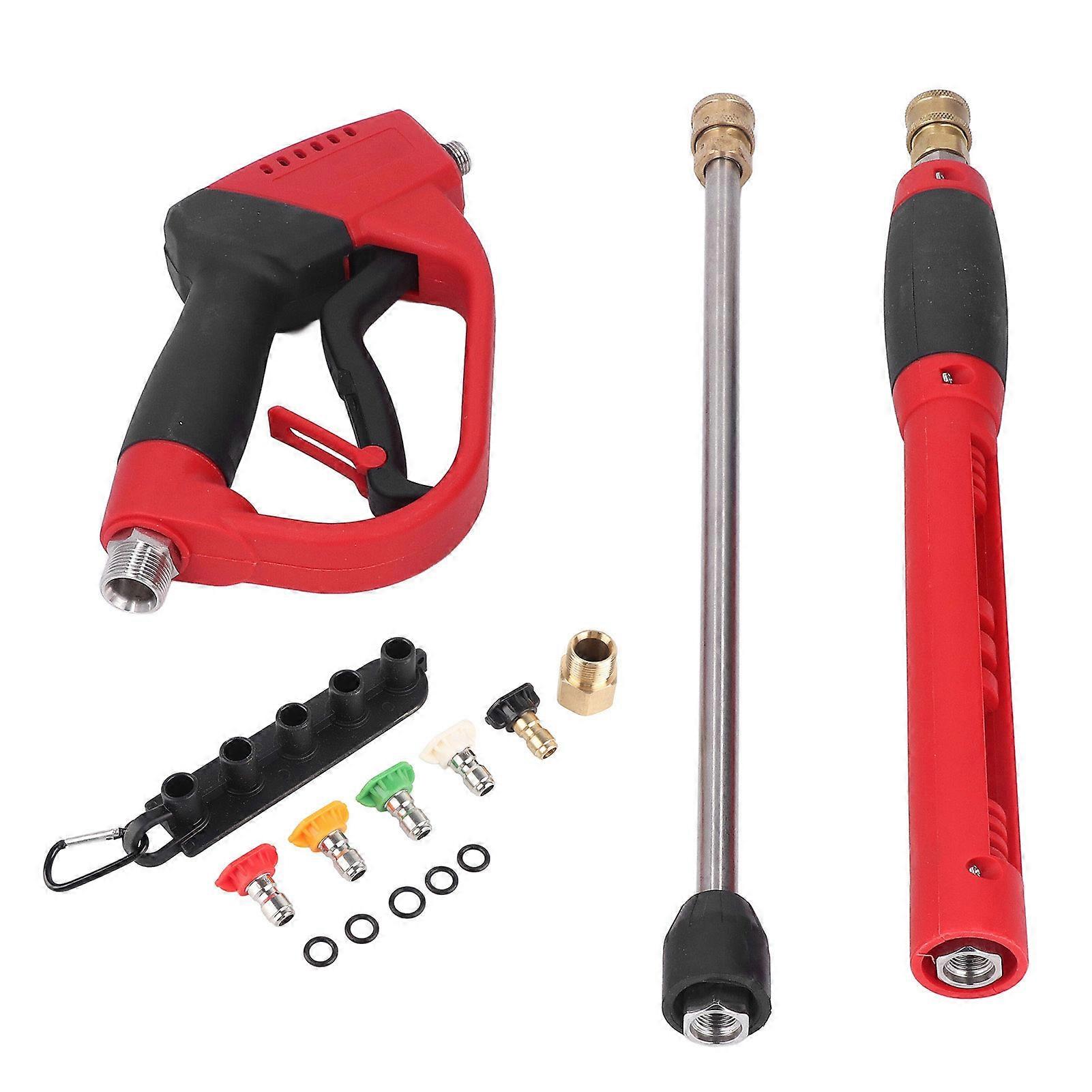 5200 PSI 8 GPM High Pressure Washer with Extension Wand & 5 Nozzle Tips ...