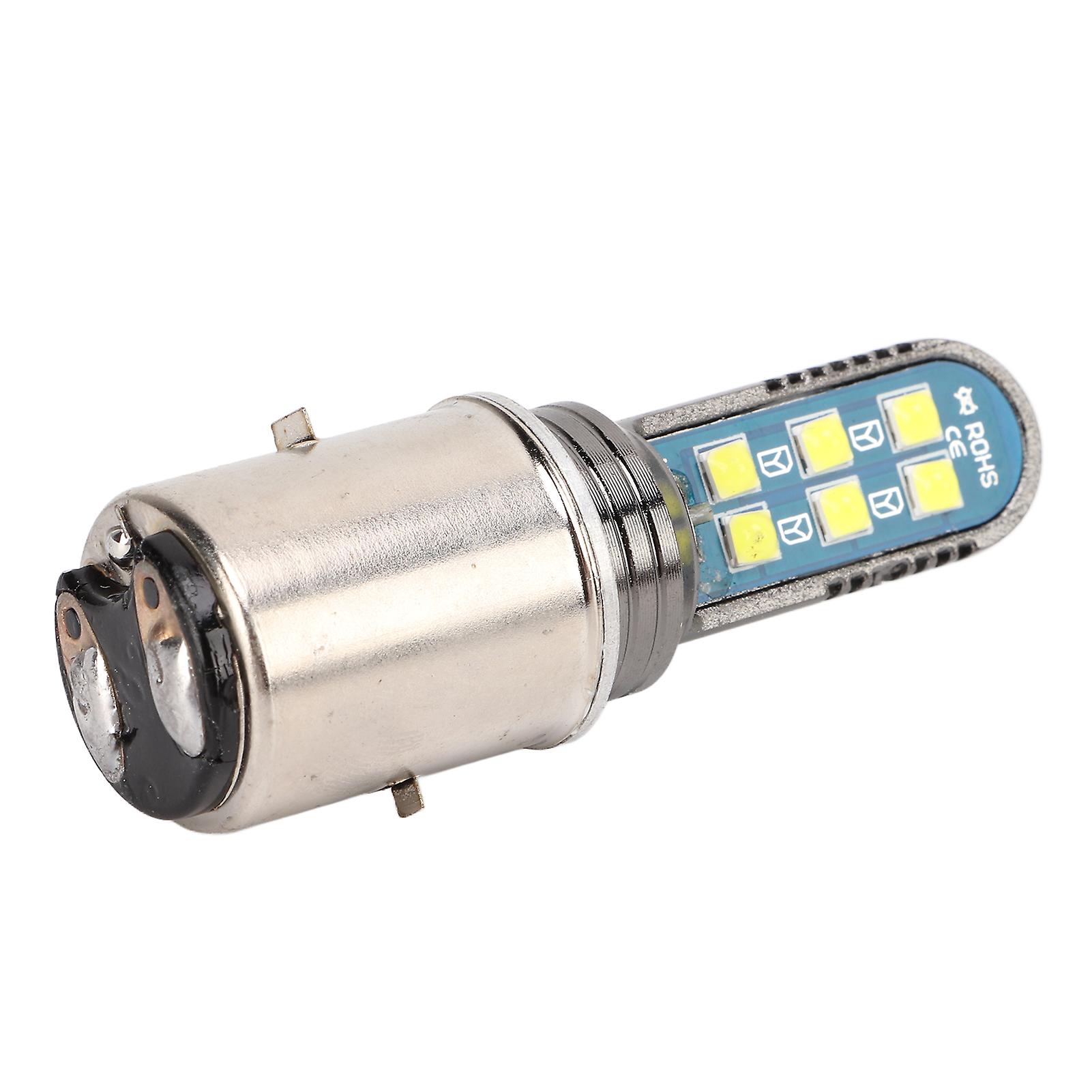 BA20D LED Headlight for Motorcycle and Electric Vehicle with 12 LEDs ...