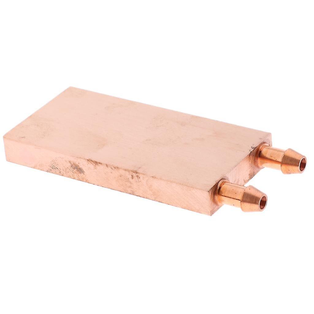 Copper Water Cooling Block For Computer Cpu Graphic Heatsink 40x80 ...