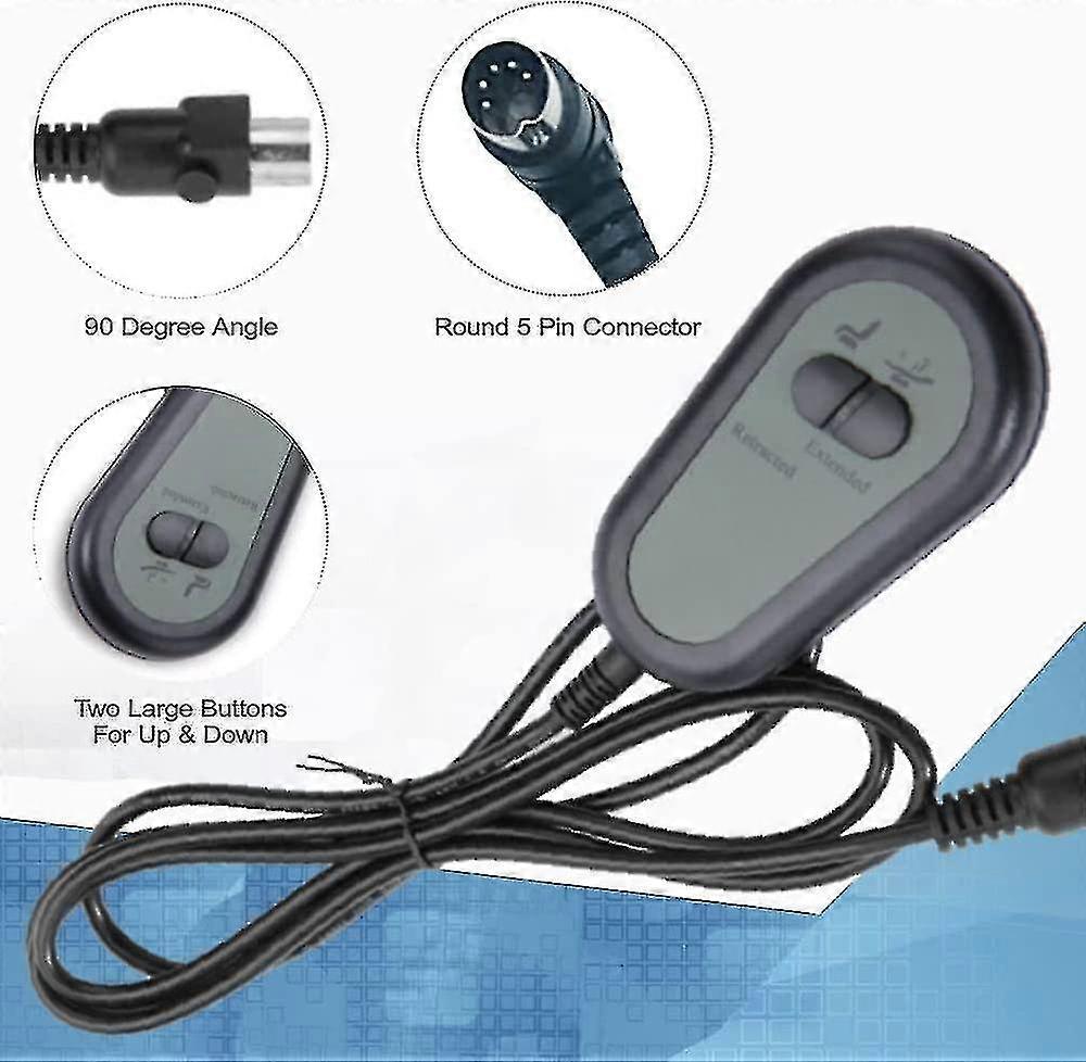 Electric Recliner Remote Control With 2 Buttons - Manual Control For ...