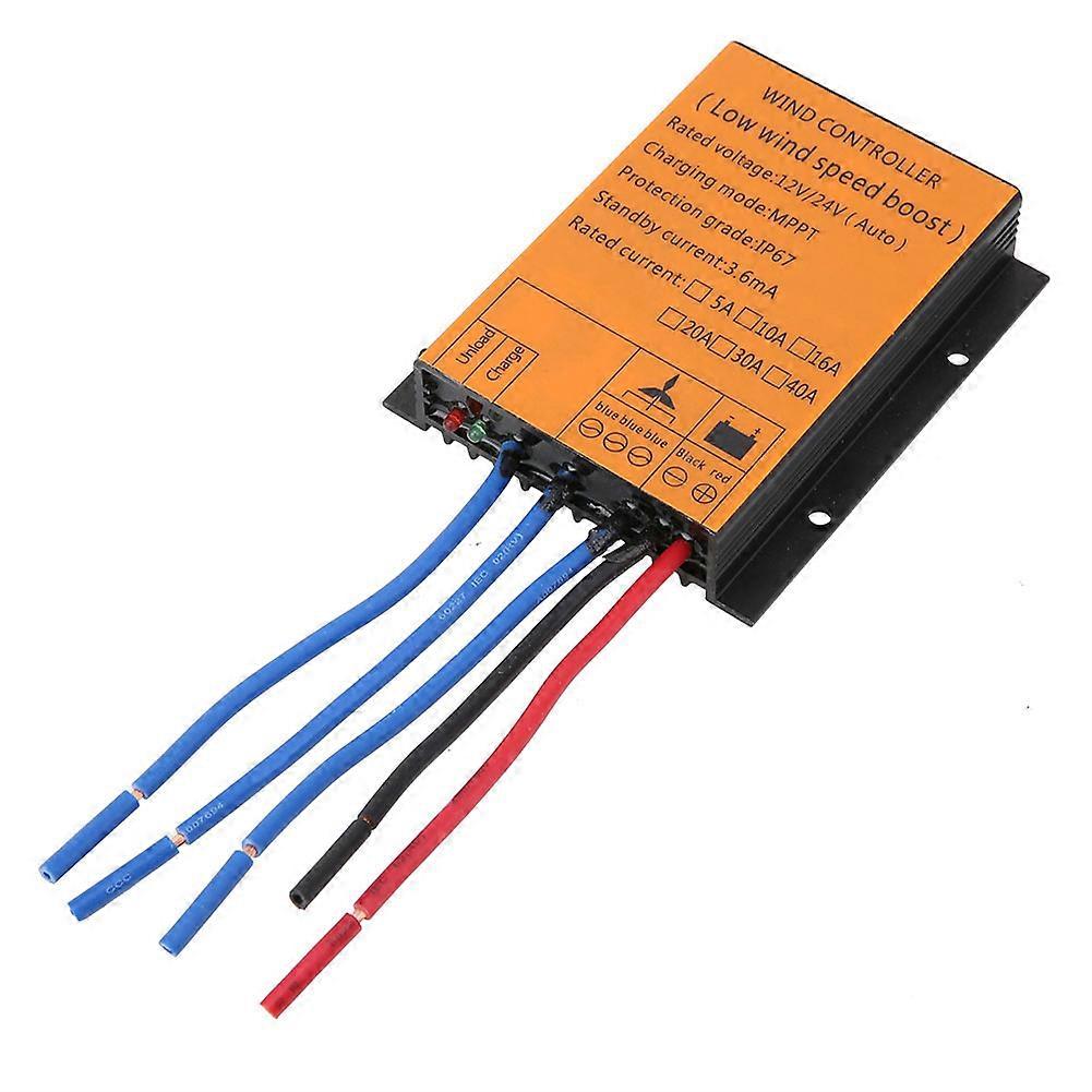 MPPT DC 12V/24V Charge Controller Solar Wind Turbine Generator Charging ...