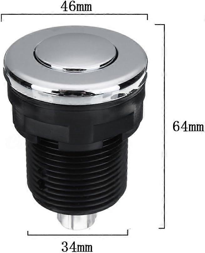 Waterproof Air Switch Push Button for Bathtub Spa Massage Bath Waste ...