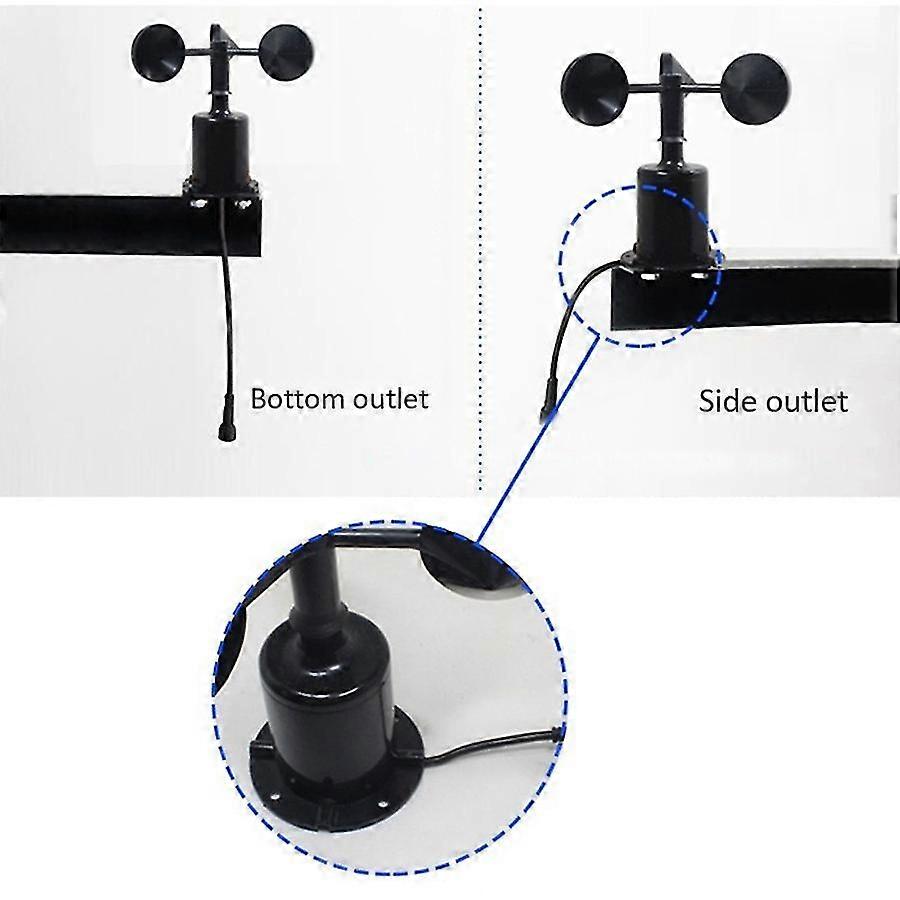 0-70M/S Wind Speed Sensor Environment Signal Output Pulse Type Three ...