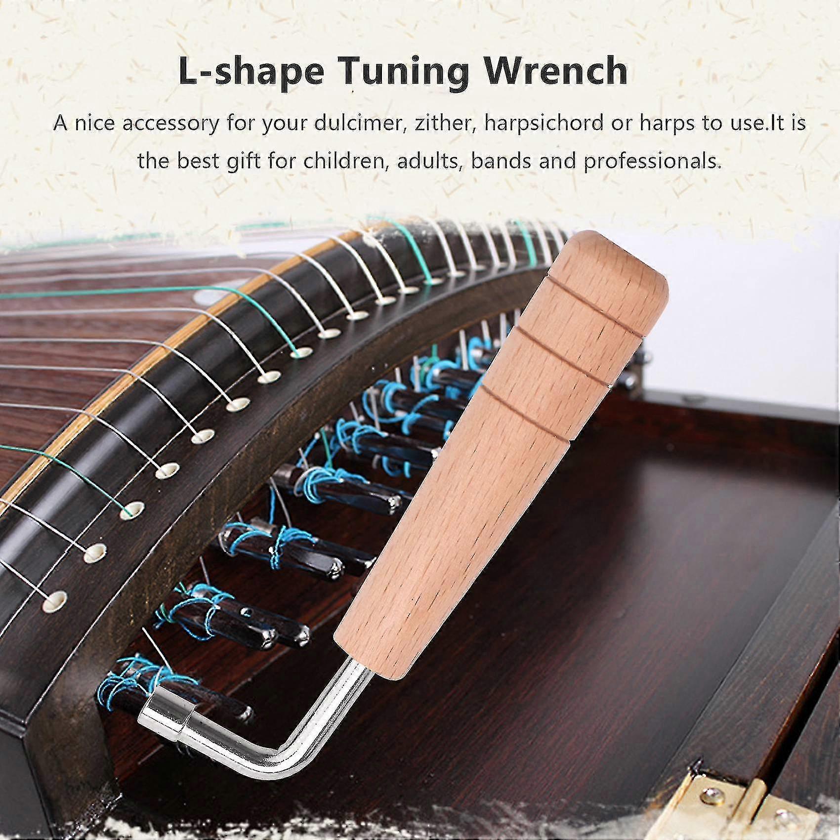 20 Pcs Tuning Pin Nails and 20Pcs Rivets,with L-Shape Tuning Wrench,for ...